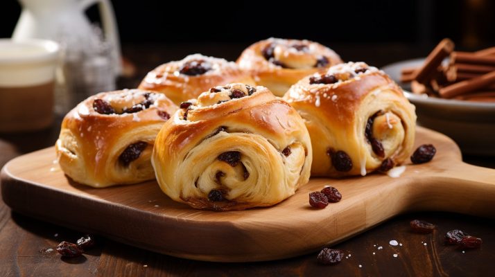 Pain Aux Raisin (Set 4 bánh) The CE Pastry